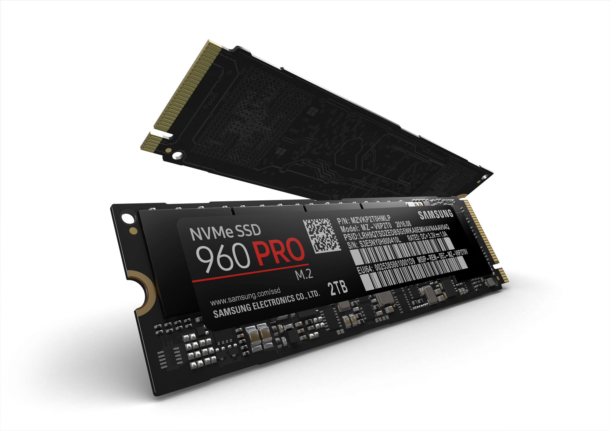 삼성전자, 세계 최고 성능 '960 PRO' 2TB 공개