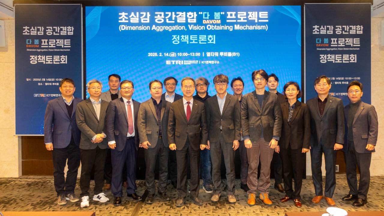 ETRI, 초실감 공간결합 프로젝트 제안